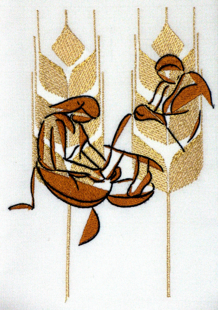 Deacon Stole Ref#35-5087 (Washing of the Feet) – Chagall Design Limited