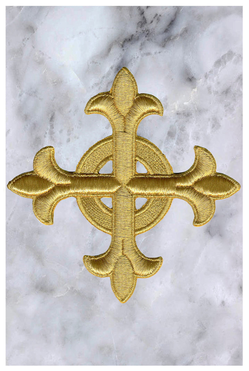 Gold Cross Appliqué Ref#08-15 – Chagall Design Limited