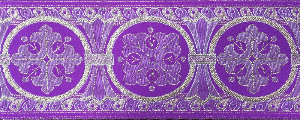 Circle and Cross Metallic Banding Ref#B80-4011 (BY YARD) – Chagall ...